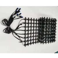 China Transparent Flexible LED Mesh Screen P50 P40 P80 for Facade Lighting Outdoor Display for sale