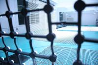 China Waterproof P50 Grid Mesh LED Glass Screen 13.2W for Window Building Stage for sale