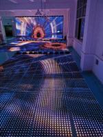 China 30W Flexible Full Color LED Curtain Display Media Facade Mesh Screen 16m P100 for sale