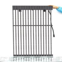 China Waterproof LED Mesh Curtain Transparent Billboard P8.3 Video Wall Display 6000W Brightness for sale