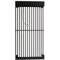 China P31.35 Outdoor LED Glass Screen Grille Mesh Waterproof Display 4000W/m2 15kg for sale