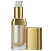 China 15ml Square Acrylic Bottle Skin Care Cream Cosmetic Bottle In Plastic for sale