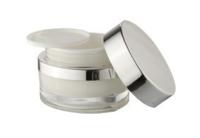 China Personal Care Cosmetic Acrylic Bottle Jar For Skin Care Cream In Industrial Setting for sale
