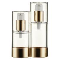 China 20ml 30ml 40ml 50ml Oval Shape Airless Bottle for Eye Cream Sealing Type Pump Sprayer for sale