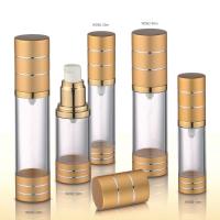 China Customizable Airless Serum Bottle 15ML 20ML 30ML 40ML 50ML Airless Dispenser Bottles for sale