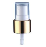 China 18/410 20/410 24/410 Gold / Silver Cosmetic Spray Pump For Plastic Bottles for sale
