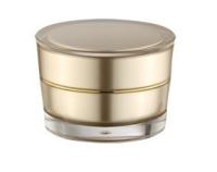 China Custom Made Acrylic Empty Cosmetic Jars 67/76mm Diameter Cream Cosmetic Jar for sale