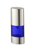 China 98mm Height Oval Shape 20ml Cosmetic Airless Bottle Face Cream Bottle for sale