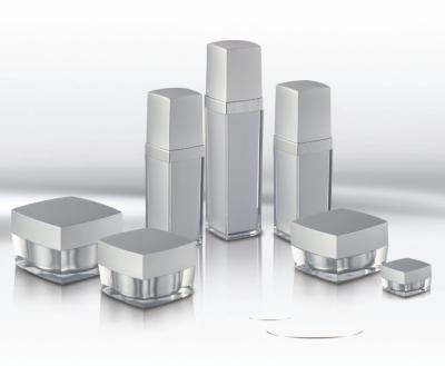 China PMMA Cosmetic Airless Pump Bottle Screen Printing 5G/15G/30G/50G/30ml/50ml/70ml for sale