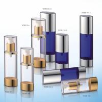 China 30ml 50ml Airless Pump Bottle Cosmetic Packaging Bottle With Alumium Base for sale