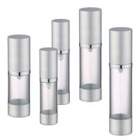 China PP Collar 15ml 20ml 30ml 40ml 50ml Airless Bottle Cylinder Shape with Pump Sprayer for sale