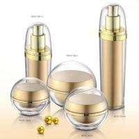 China Golden Square Acrylic Cosmetic Containers Cosmetic Packaging Jars WDA1-50g-A 72.5*62mm for sale