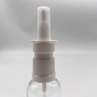 China Customized Logo Printing Nasal Spray Pump 18/410 18/415 With Shiny Silver / Gold Collar for sale