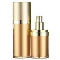 China Eye Shape Cosmetic Acrylic Bottle With 61*42mm Bottle Size Sealing Type Pump Sprayer for sale