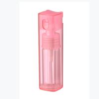 China Customized Colour 10ml Perfume Bottle Square Shape Plastic Perfume Bottle for sale