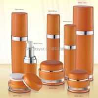 China 30G Capacity Square Acrylic Lotion Bottle And Cream Jar Packaging With Screen Printing for sale