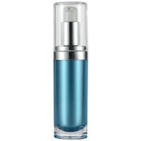 China Custom Oval Shape Cosmetic Acrylic Bottle 15ml 30ml 60ml For Industrial Skin Care Serum for sale