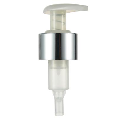 China Silver / Gold Cover Right Left Bottle Lotion Pump 24/410 28/410/24 For Shower Bottle for sale