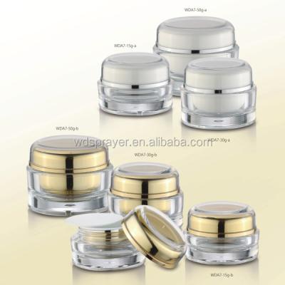 China Plastic Body Skin Care Cream Jar Cosmetic Containers And Jars Leak Proof for sale