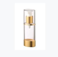 China Oval Shape 30ml PP Airless Bottle Cosmetic Airless Pump Bottles For Cream 115mm Height for sale
