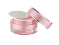 China PMMA Base Material 50g Cream Jar Luxury Cosmetic Packaging Jar for sale