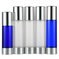 China 80ml Lotion Cream Bottle With Airless Pump And Frost Finish In Plastic Material for sale