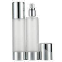 China 80ml Lotion Cream Bottle With Airless Pump And Frost Finish In Plastic Material for sale