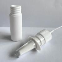 China Collar Material PE 10ml Plastic Nasal Spray Bottles With Sprayer Pump for sale