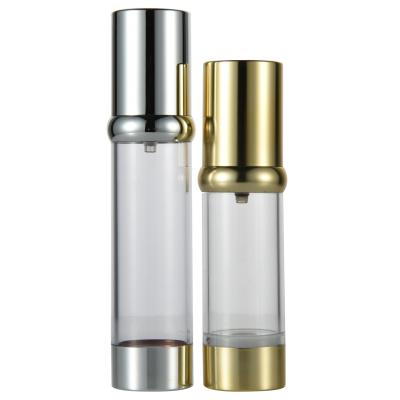 China Aluminum Base 30ml 40ml Eye Cream Bottle Airless Design With PP Collar for sale