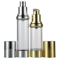 China Aluminum Base 30ml 40ml Eye Cream Bottle Airless Design With PP Collar for sale