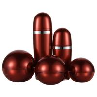 China Screw Cap Ball Shape Pmma Cosmetic Cream Jar 15g 30g 50g For Facial Lotion for sale