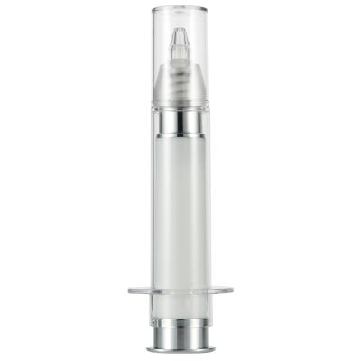 China Screen Printing Empty Cosmetic Airless Bottle Eye Serum Bottle 15ml for sale