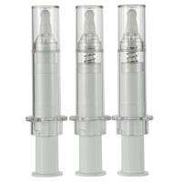 China PETG 5ml Syringe Airless Bottle Eye Cream Airless Bottle Slik Printed for sale