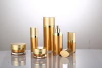 China Customized Acrylic Cream Jar 30g 50g Capacity For Makeup Packaging Solutions for sale
