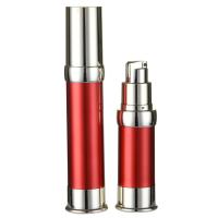 China 15-35ml Black Color Plastic Airless Lotion Pump Bottles Perfect For Skin Care Solutions for sale