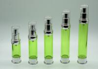 China 15-35ml Black Color Plastic Airless Lotion Pump Bottles Perfect For Skin Care Solutions for sale