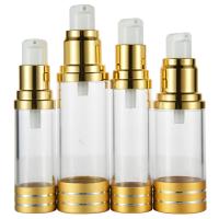 China 25/32mm Diameter Round Cosmetic Airless Bottle 15ml 20ml 30ml 40ml 50ml for sale