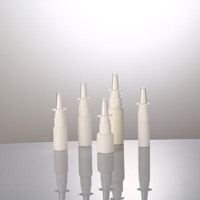 China 15ml 20ml 30ml PP Nasal Spray Bottle Empty For Nozzle Spray Throat Spray Body Material for sale