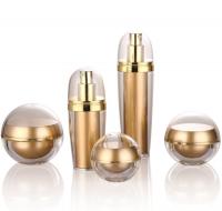 China PP Body Acrylic Ball Shape Cosmetic Airless Bottle 30ml 50ml For Beauty Supplies for sale