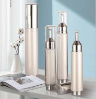 China PP Collar PETG Body Empty Airless Cosmetic Container Bottle 5ml 10ml 20ml for sale