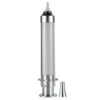 China Customized Color 10ml Syringe Airless Bottle For Cosmetic Skin Care Cream Packaging for sale