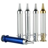 China Customized Color 10ml Syringe Airless Bottle For Cosmetic Skin Care Cream Packaging for sale