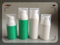 China 30ml/50ml All Plastic Airless Bottle Screen Printing Various Sizes for sale
