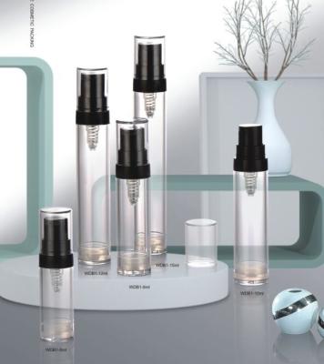China Industrial Cosmetic Airless Bottle 5ml 8ml 10ml 15ml Smart Airless Containers Cosmetics for sale