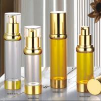 China AS Collar Material Cosmetic Packaging Bottle 30ml 40ml Airless Cosmetic Bottle for sale