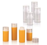 China PP Airless Cosmetic Bottle 50ml 100ml Matte Finish for sale