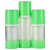 China Round Shape Dual Chamber Cream Bottle with 15ml *2 / 25ml *2 Capacity and Acrylic Material for Cosmetic Packaging for sale