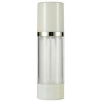 China Round Shape Dual Chamber Cream Bottle with 15ml *2 / 25ml *2 Capacity and Acrylic Material for Cosmetic Packaging for sale