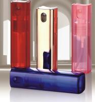 China Eco-friendly 10ml Capacity Custom Color Cosmetic Airless Bottle with Glass Inner Body for sale