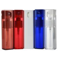 China Eco-friendly 10ml Capacity Custom Color Cosmetic Airless Bottle with Glass Inner Body for sale
